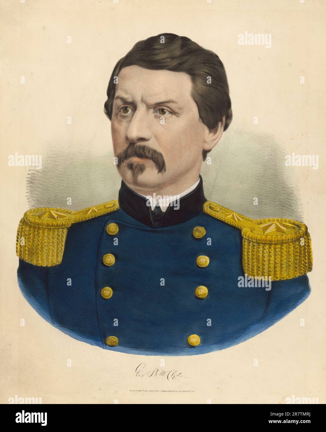 George Brinton McClellan c. 1861-1865 Stock Photo - Alamy