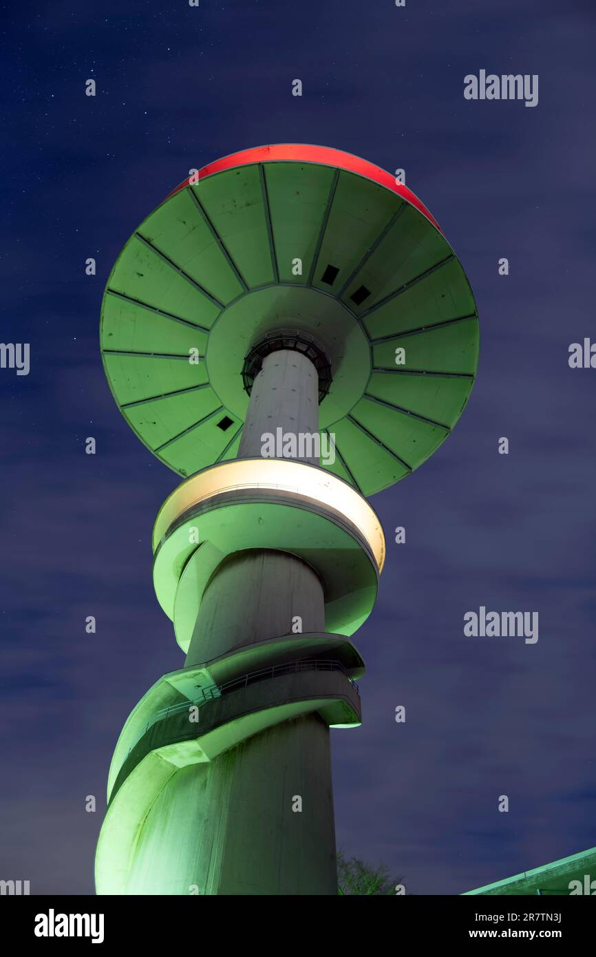 TV Tower Night Porta Westfalica Germany Stock Photo - Alamy