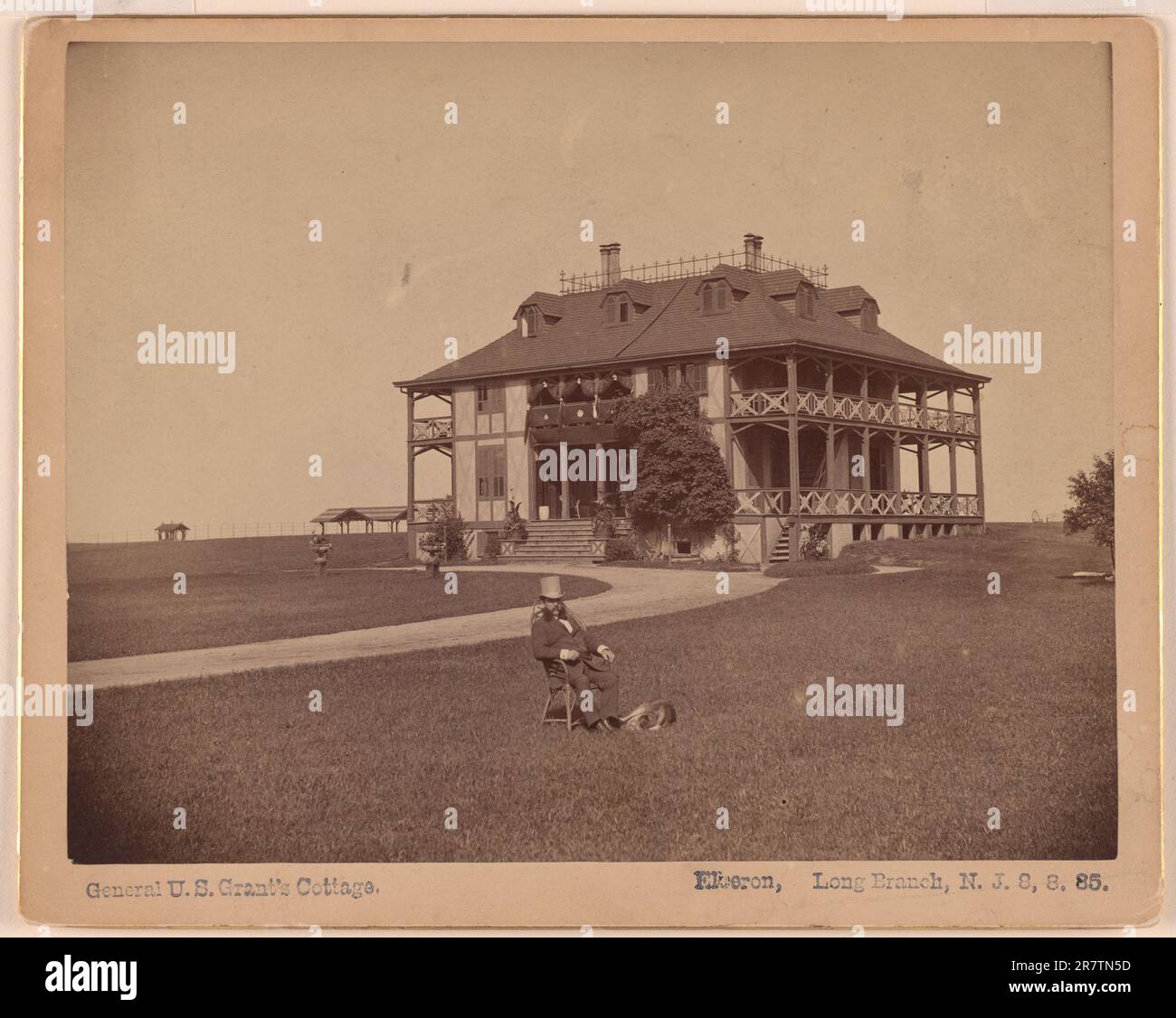 The Cottage of Ulysses S. Grant August 8, 1885 Stock Photo - Alamy