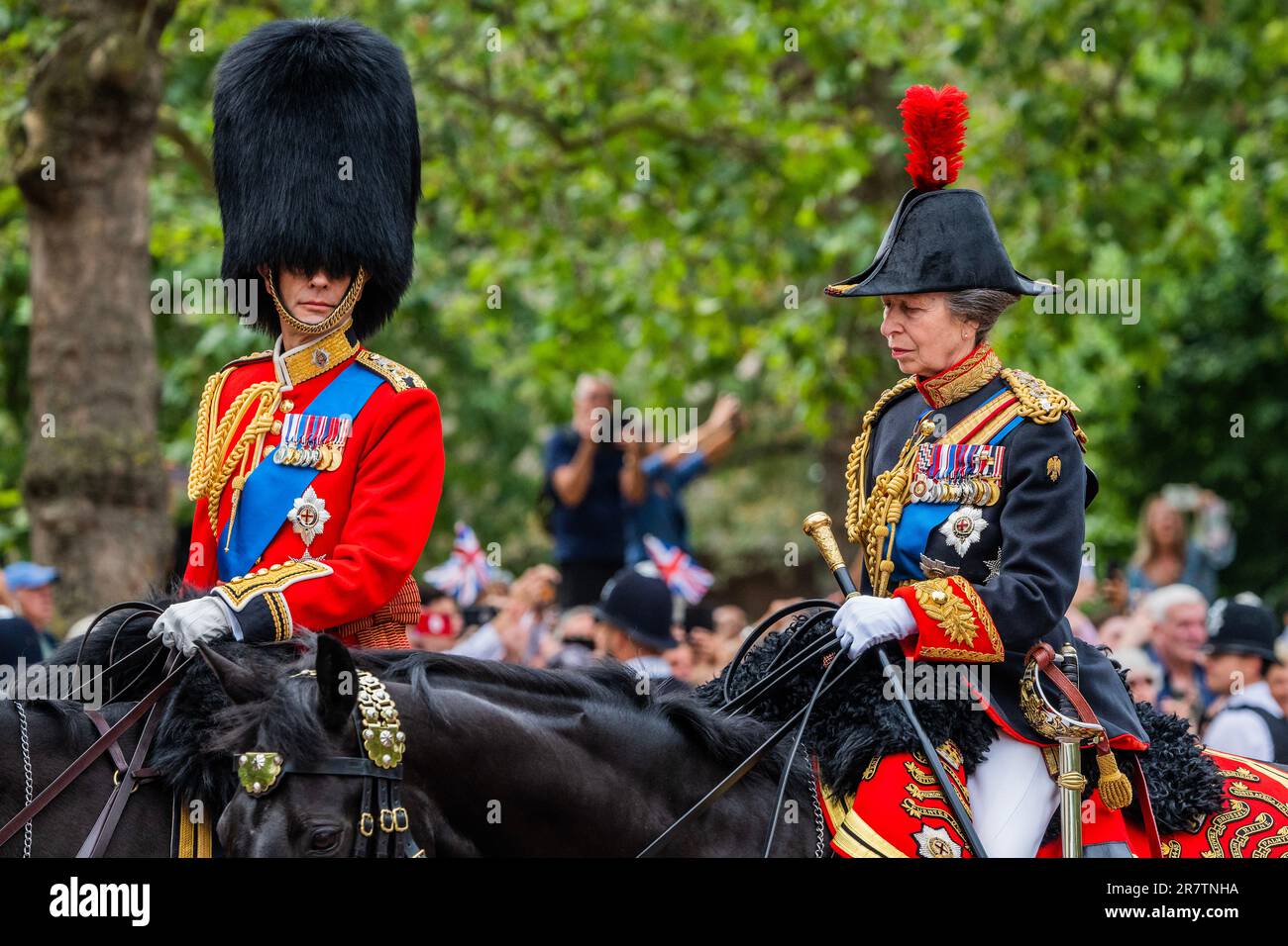 London, UK. 17th June, 2023. Princess Anne with Prince Edward, the Duke ...