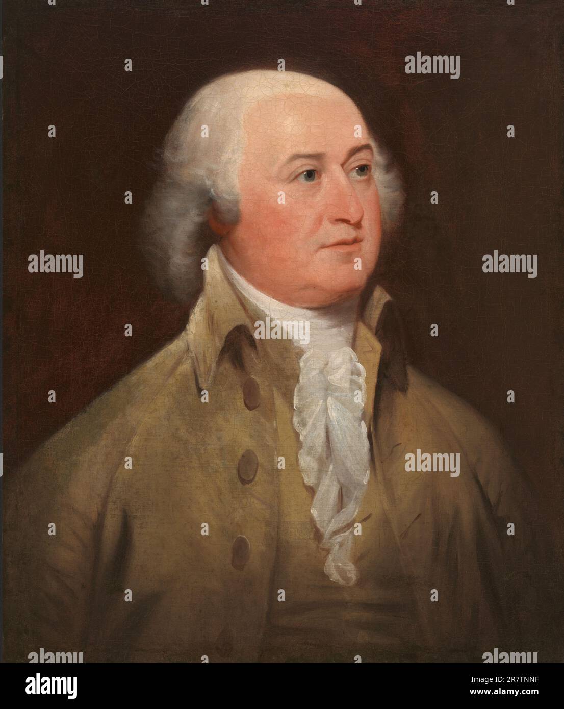 John Adams 1793 Stock Photo - Alamy