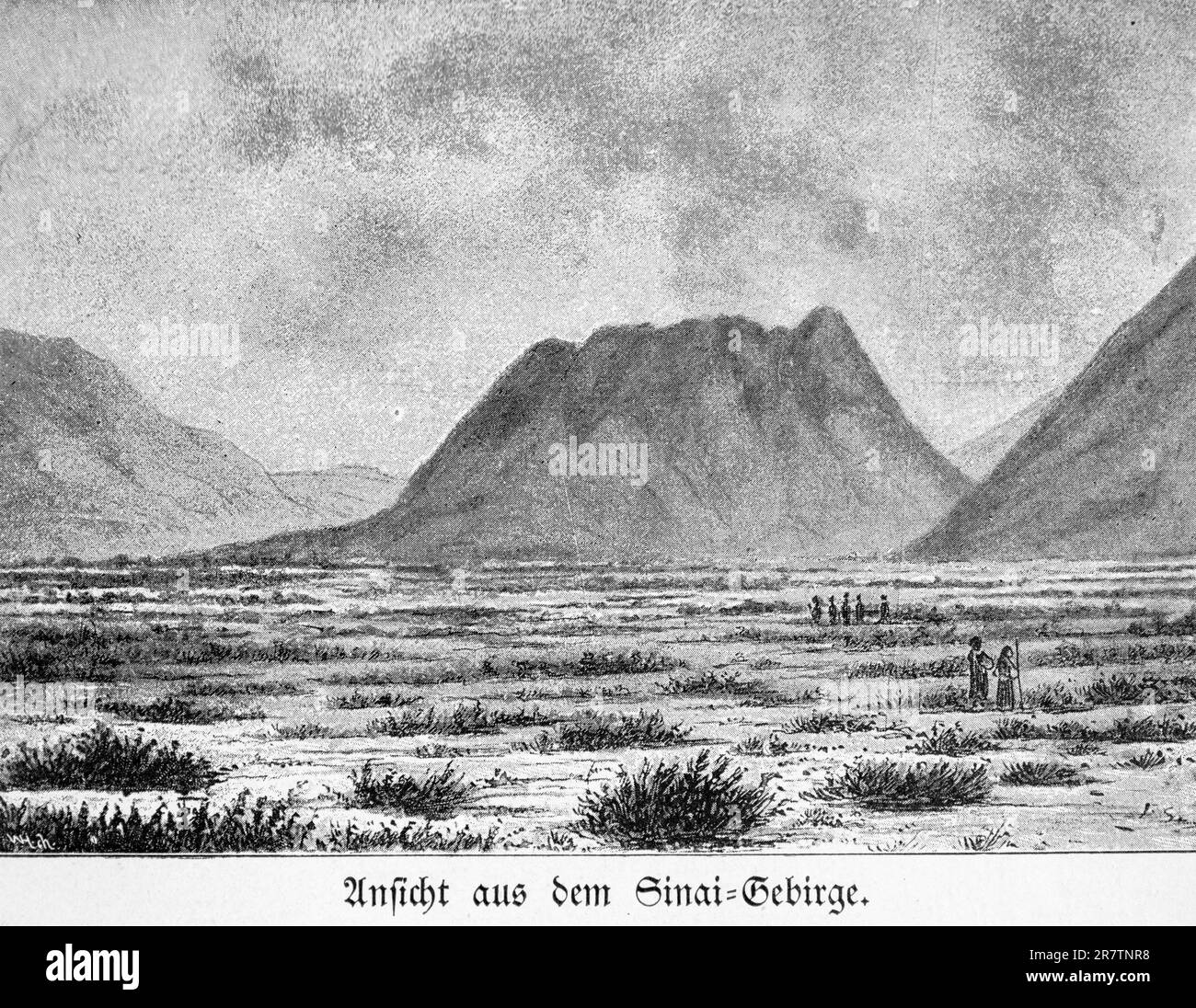 View from Sinai Mountains, Old Testament, Bible, Peninsula, plain ...