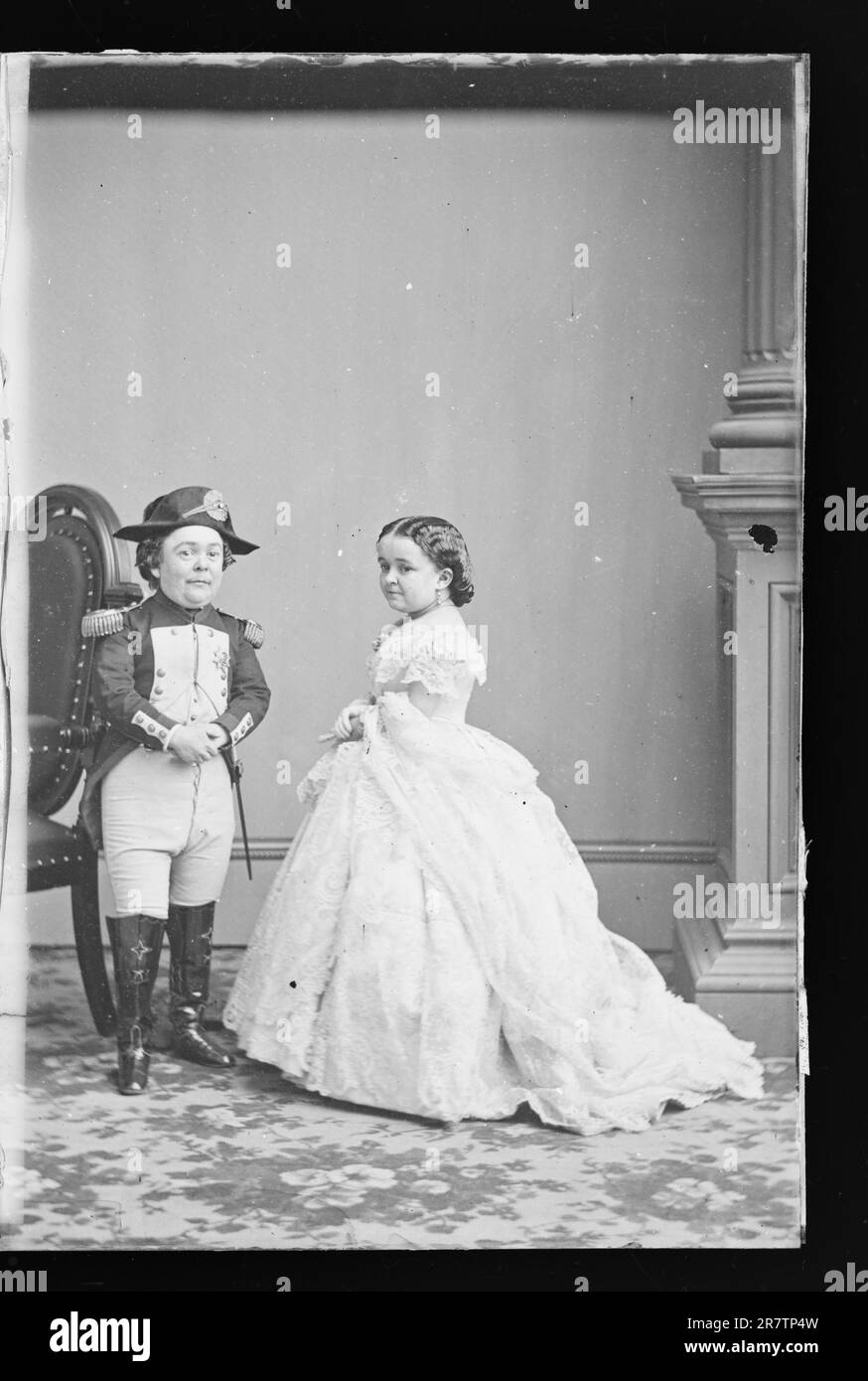 Charles and Lavinia Stratton c. 1860-1870 Stock Photo - Alamy