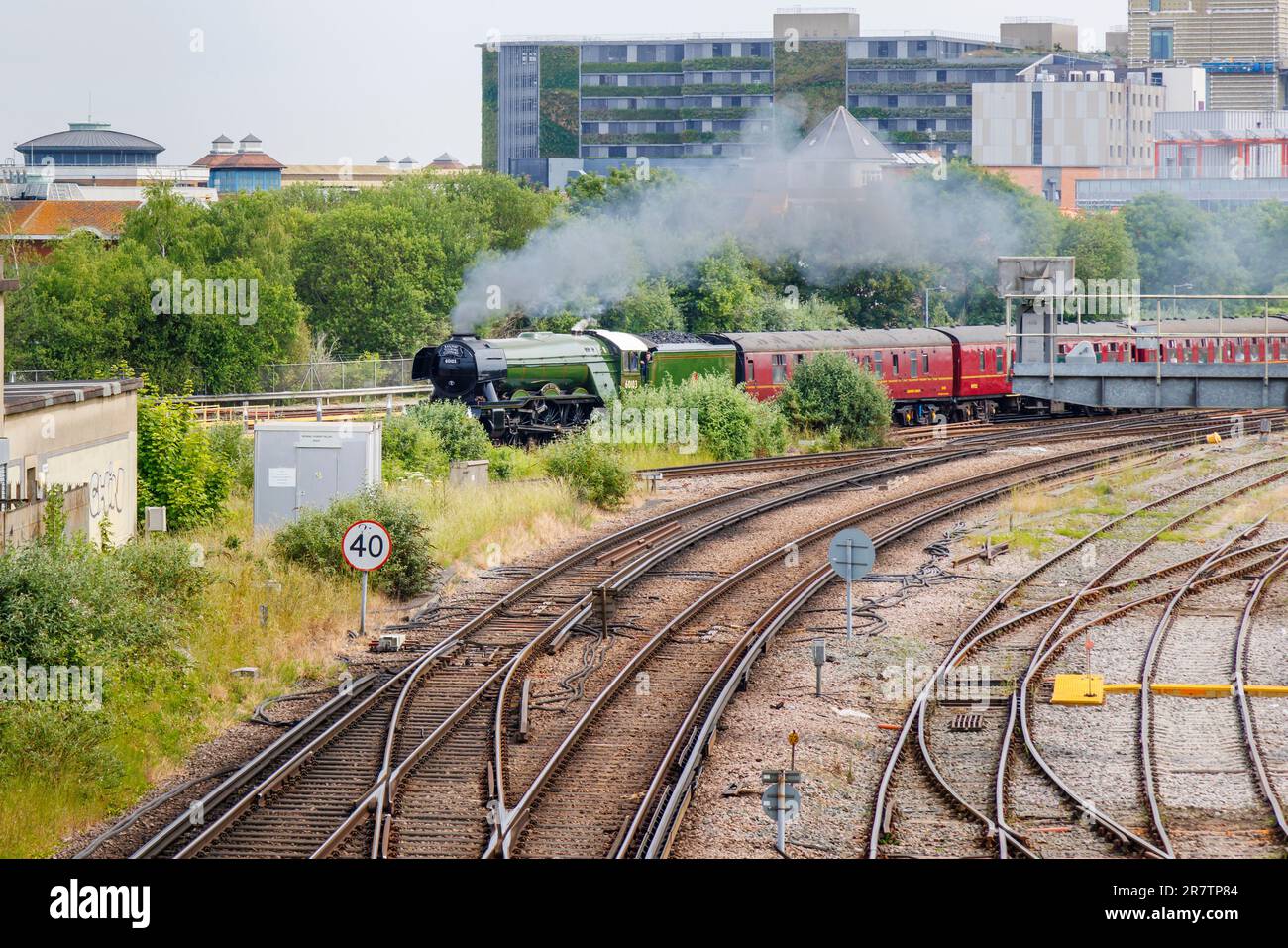 The iconic Flying Scotsman steam train operated by the Railway Touring ...