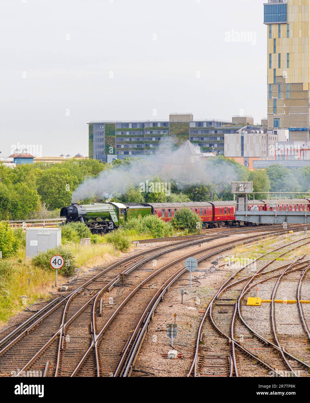 The iconic Flying Scotsman steam train operated by the Railway Touring ...