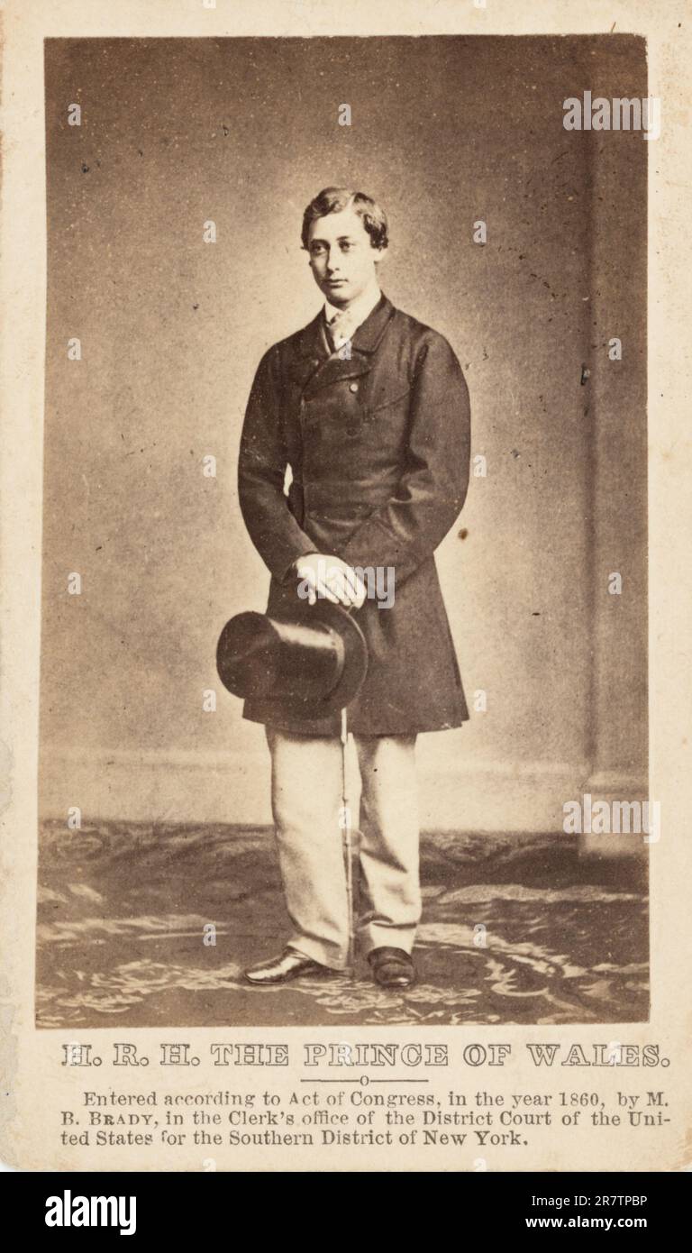 Edward Albert 1860 Stock Photo - Alamy