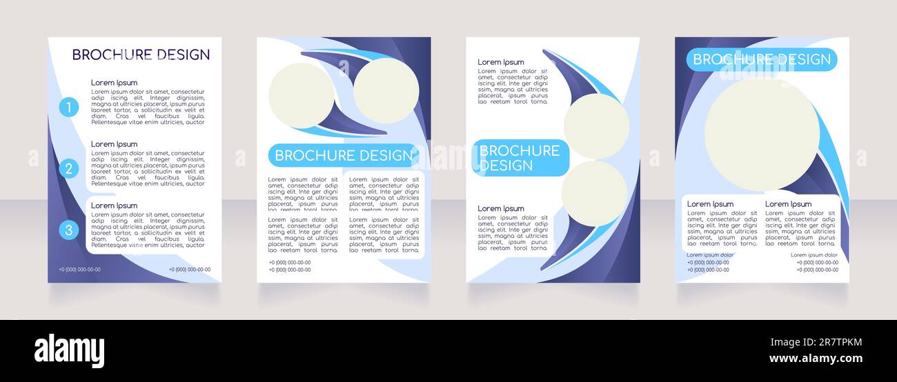 Marketing ideas and solutions blank brochure layout design Stock Vector ...