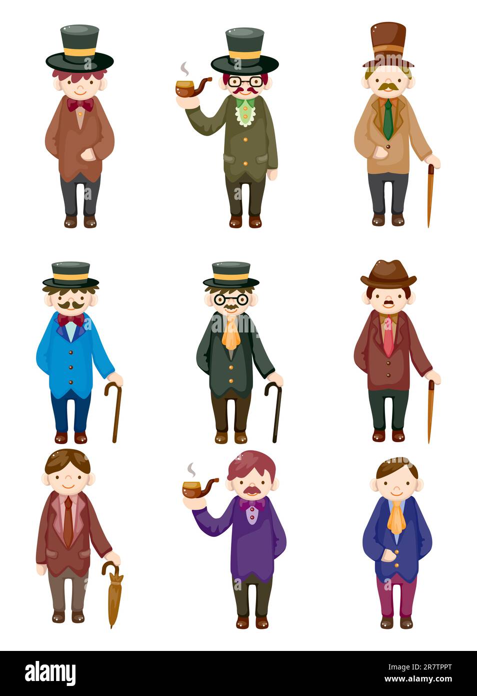Gentleman pipe Stock Vector Images - Alamy