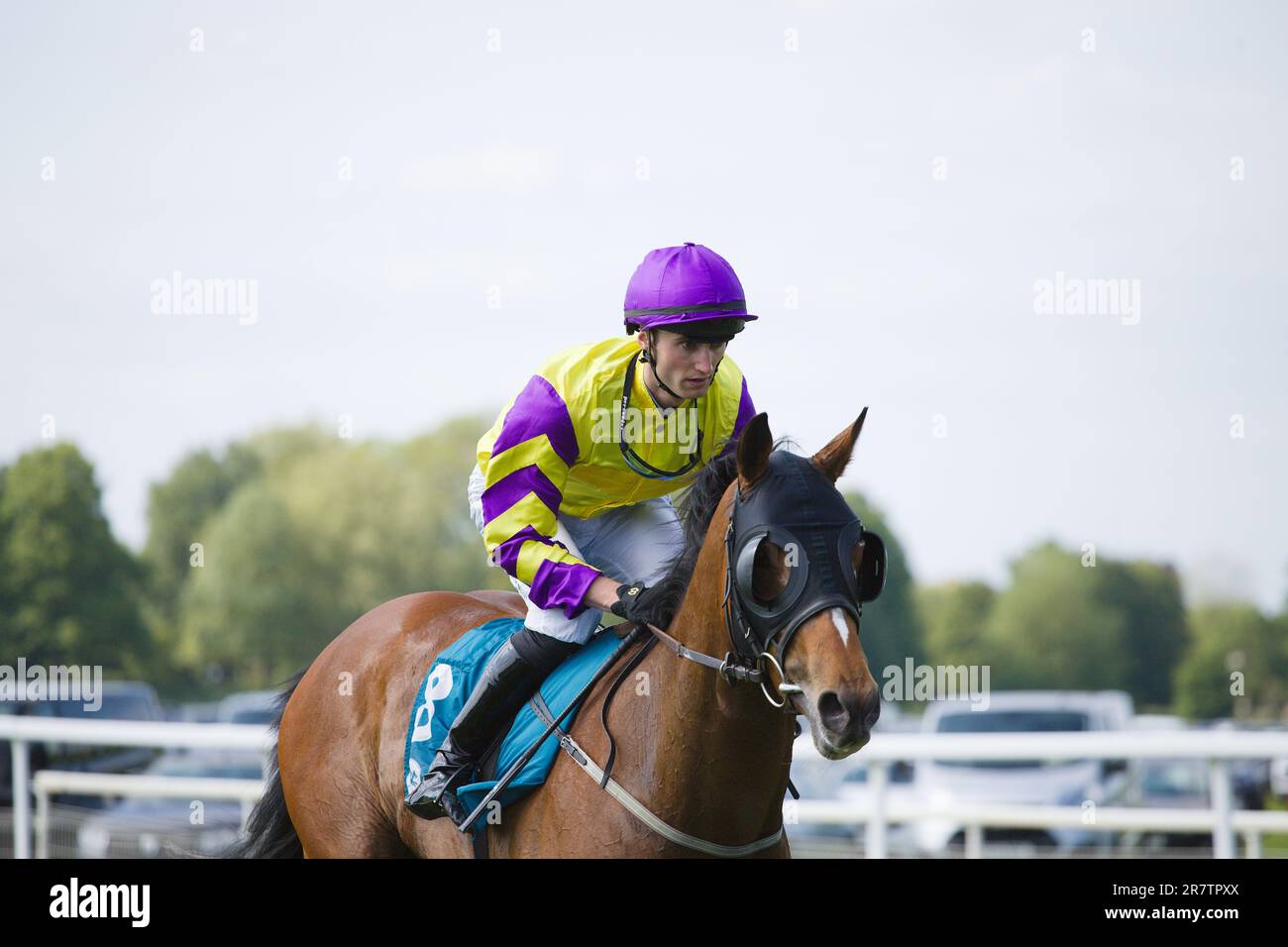 Jockey Jack Garritty on Craven at York Racecourse Stock Photo - Alamy