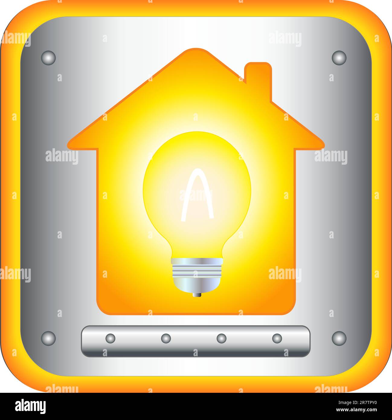 Bright yellow house Stock Vector Images - Alamy