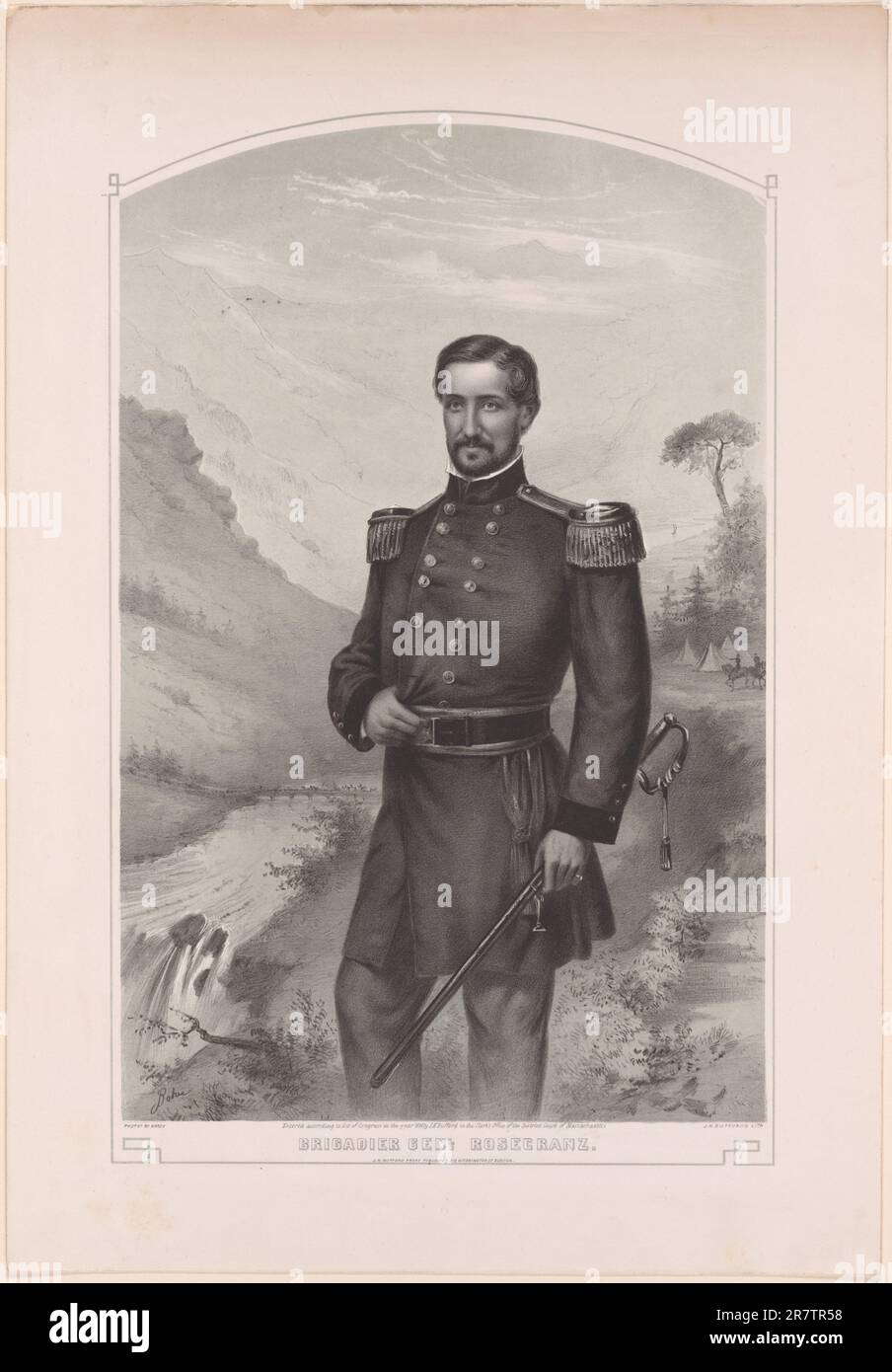 William Starke Rosecrans 1861 Stock Photo - Alamy