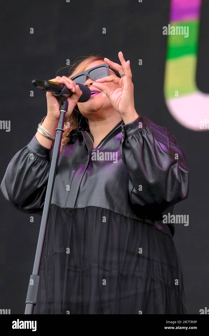 Newport, UK. 17th June, 2023. London born British singer songwriter ...