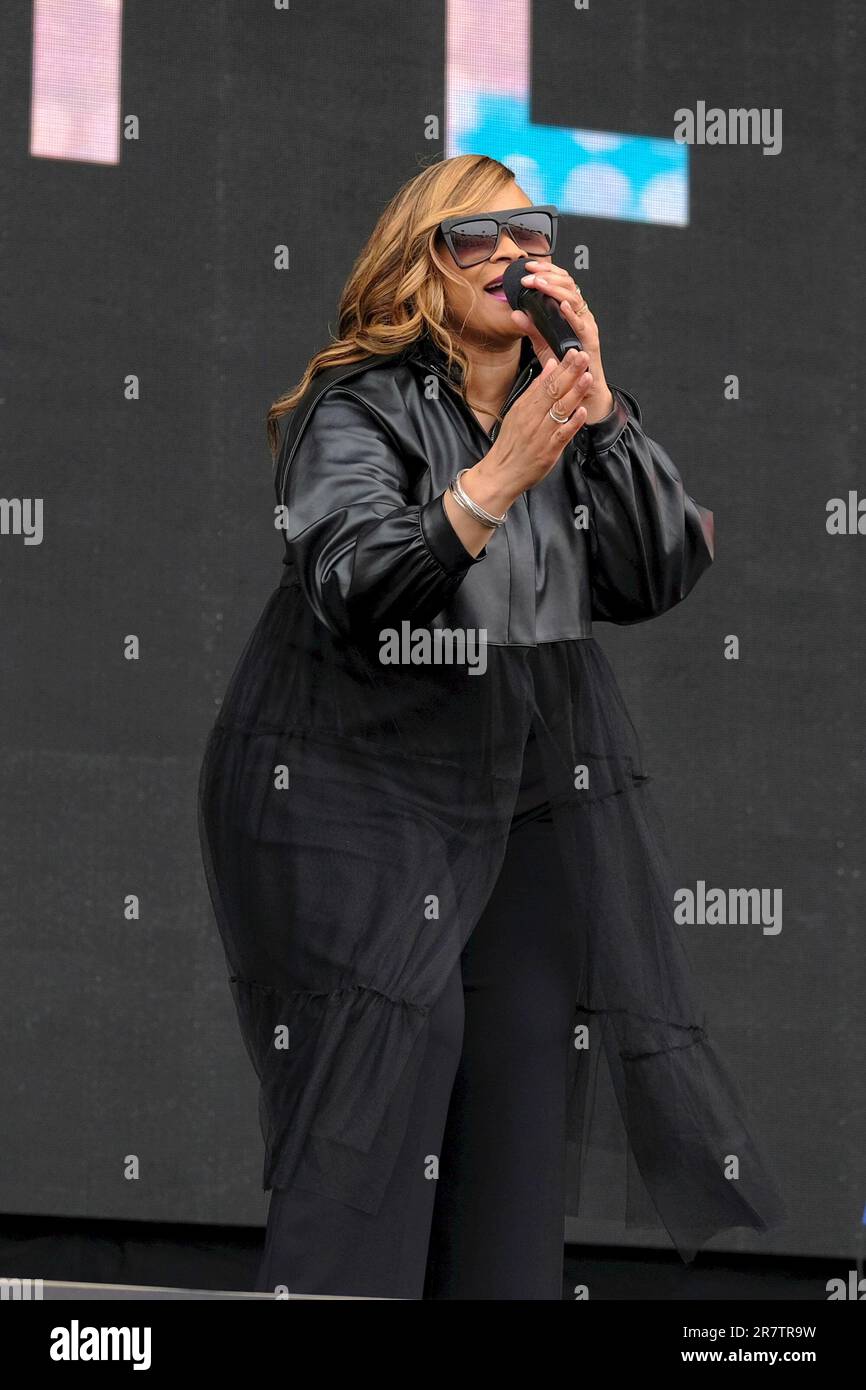 Newport, UK. 17th June, 2023. London born British singer songwriter ...