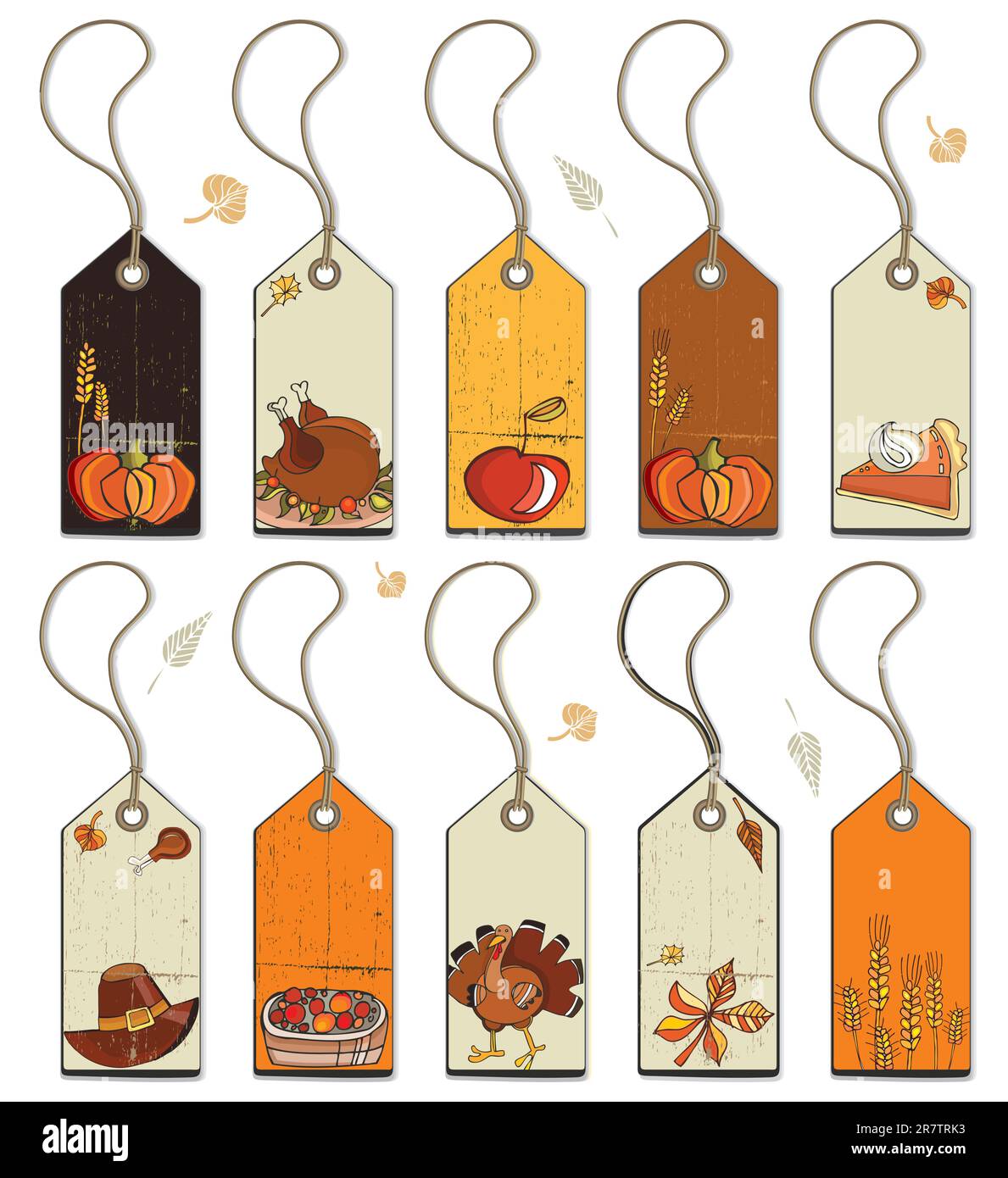 Thanksgiving Collection of tags Stock Vector Image & Art - Alamy