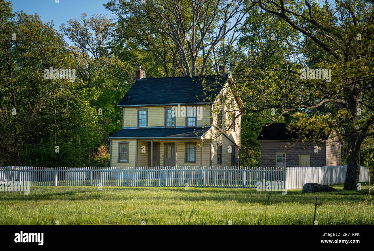 Farmhouse in Gettysburg in the morning Stock Photo - Alamy