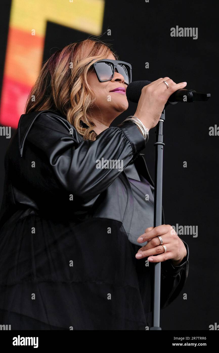 Newport, UK. 17th June, 2023. London born British singer songwriter ...