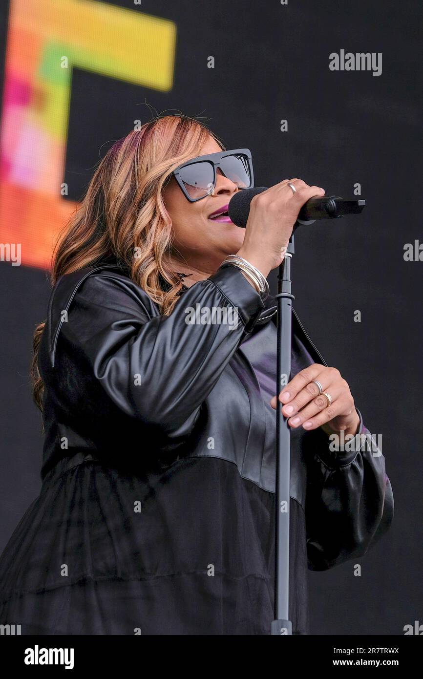 Newport, UK. 17th June, 2023. London born British singer songwriter ...