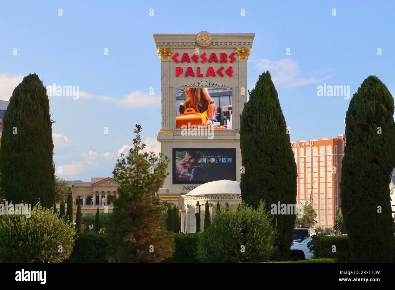 Caesars Palace sign Las Vegas Strip Las Vegas Nevada USA Stock Photo ...