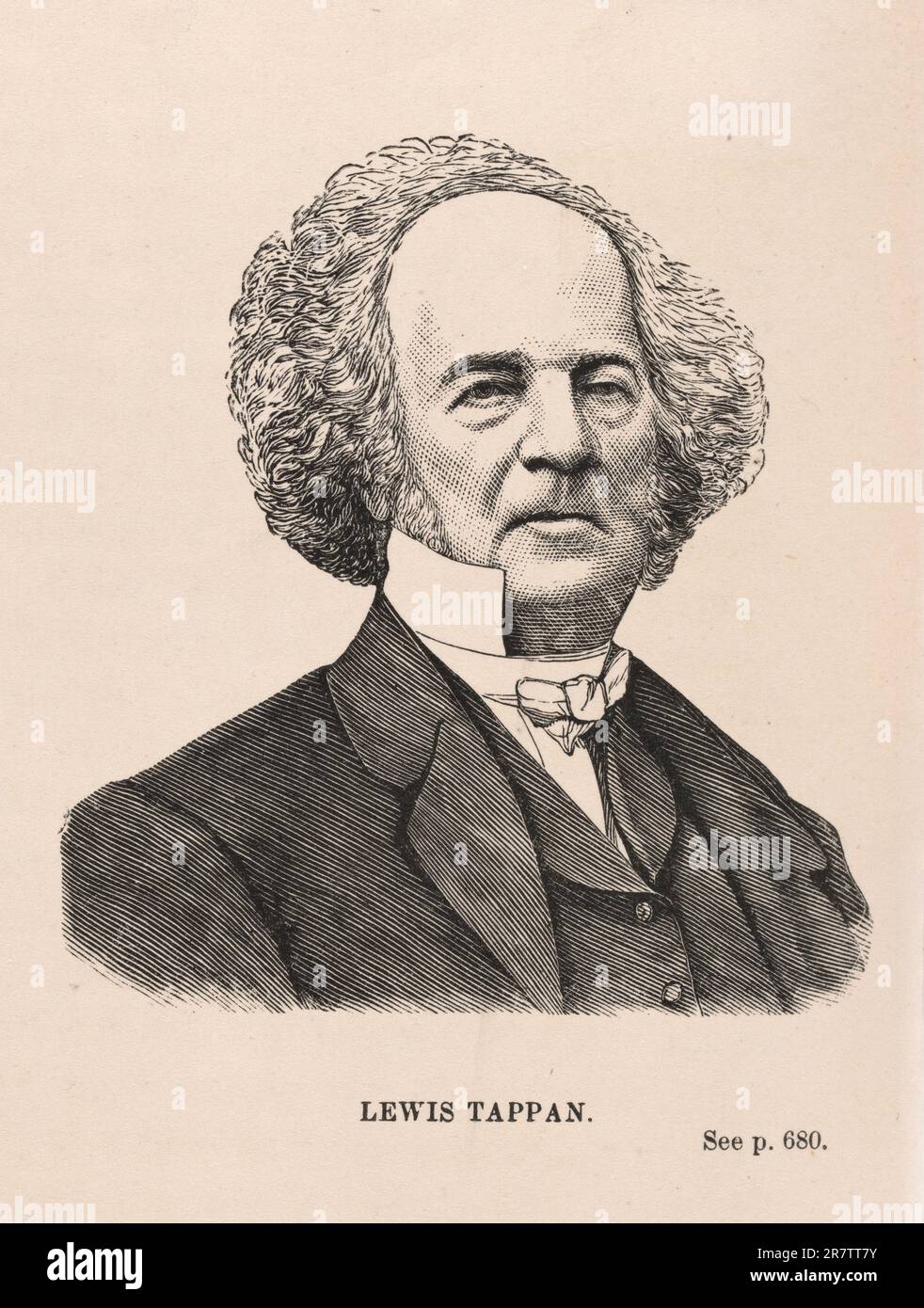 Lewis Tappan 1872 Stock Photo - Alamy