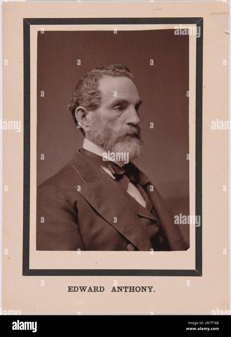 Edward Anthony c. 1880 Stock Photo - Alamy