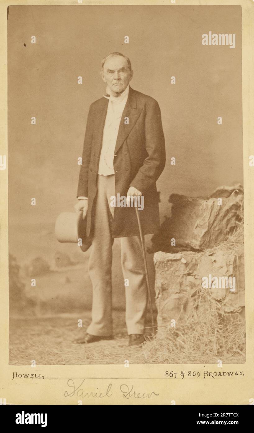 Daniel Drew c. 1875 Stock Photo - Alamy