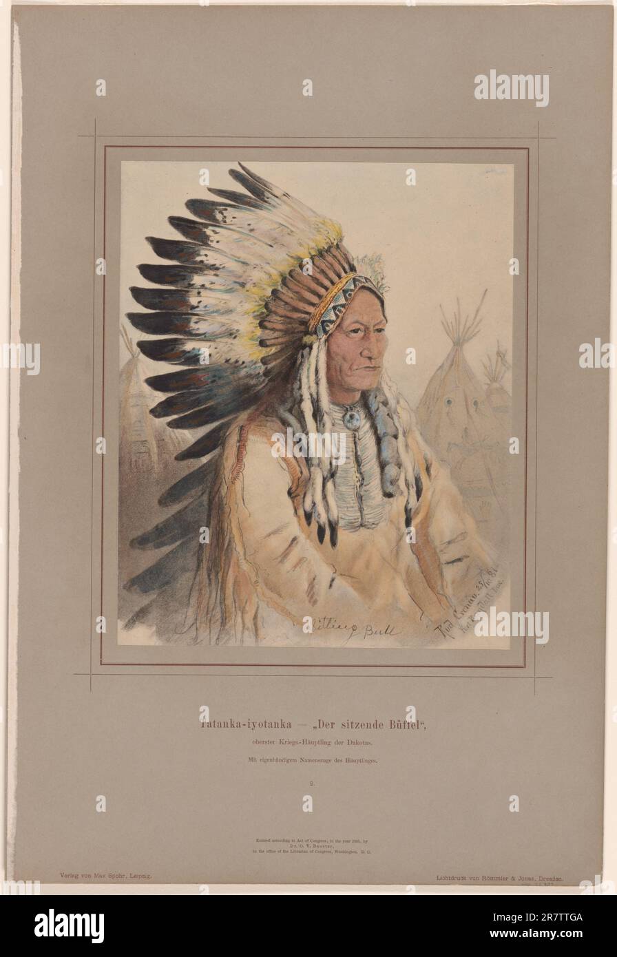 Sitting bull native american warrior hi-res stock photography and ...