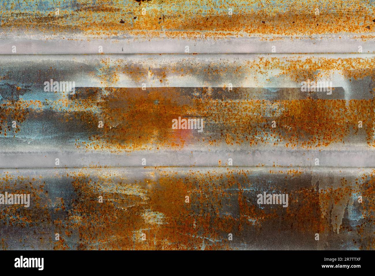 Old damaged metal plate Stock Photo - Alamy