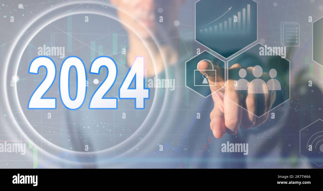 virtual interface target in the year 2024 icons, Plans to accelerate corporate expansion and ...