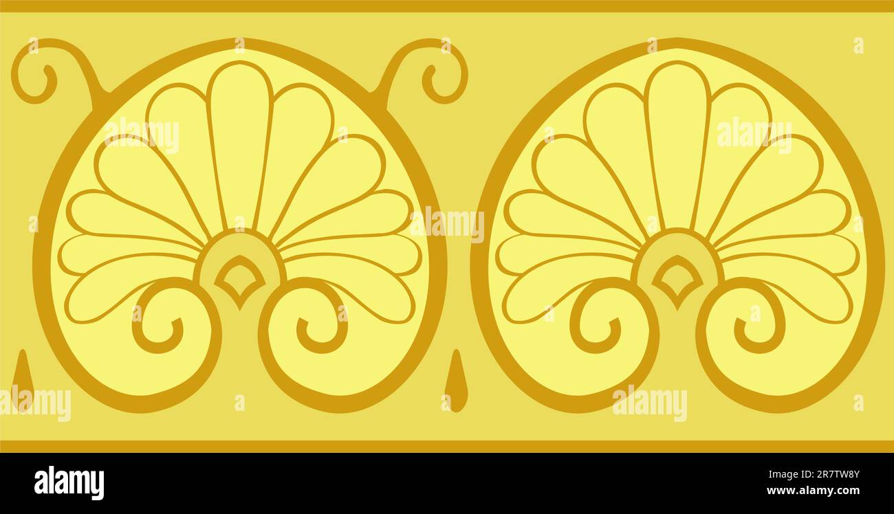 The classical floral design in different colors Stock Vector Image ...
