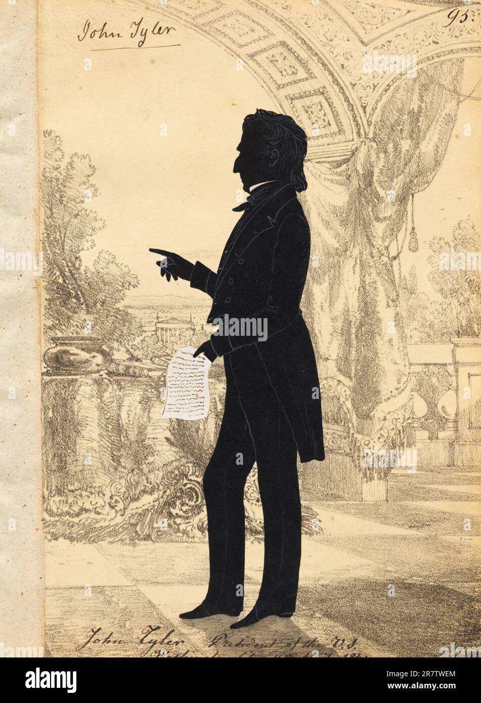 John Tyler 1841 Stock Photo - Alamy