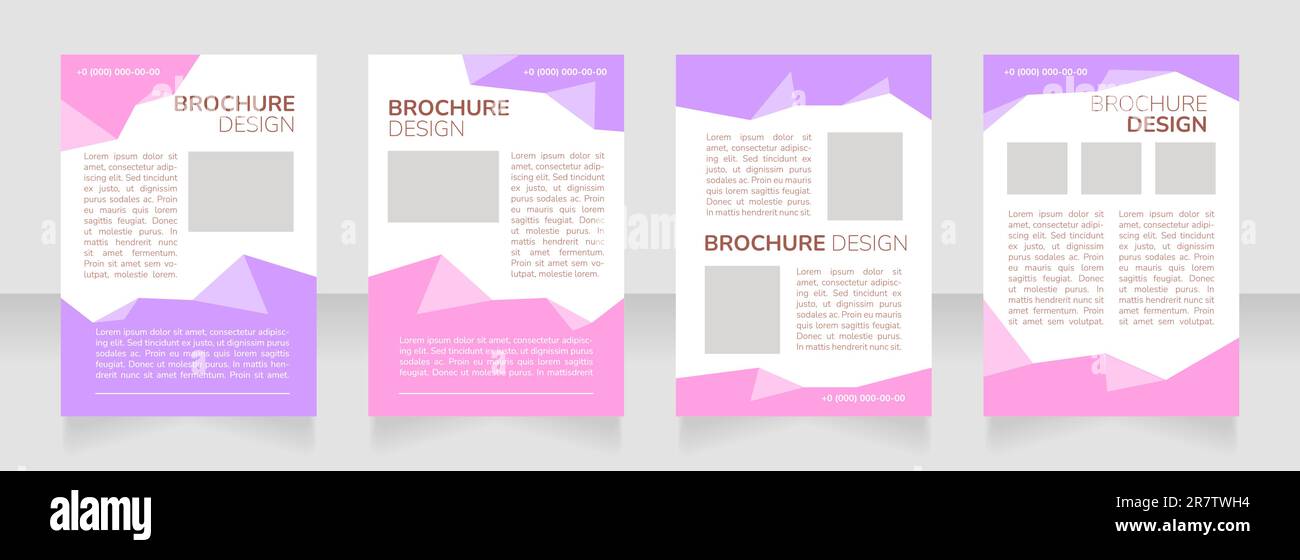 Student club on campus blank brochure layout design Stock Vector Image ...