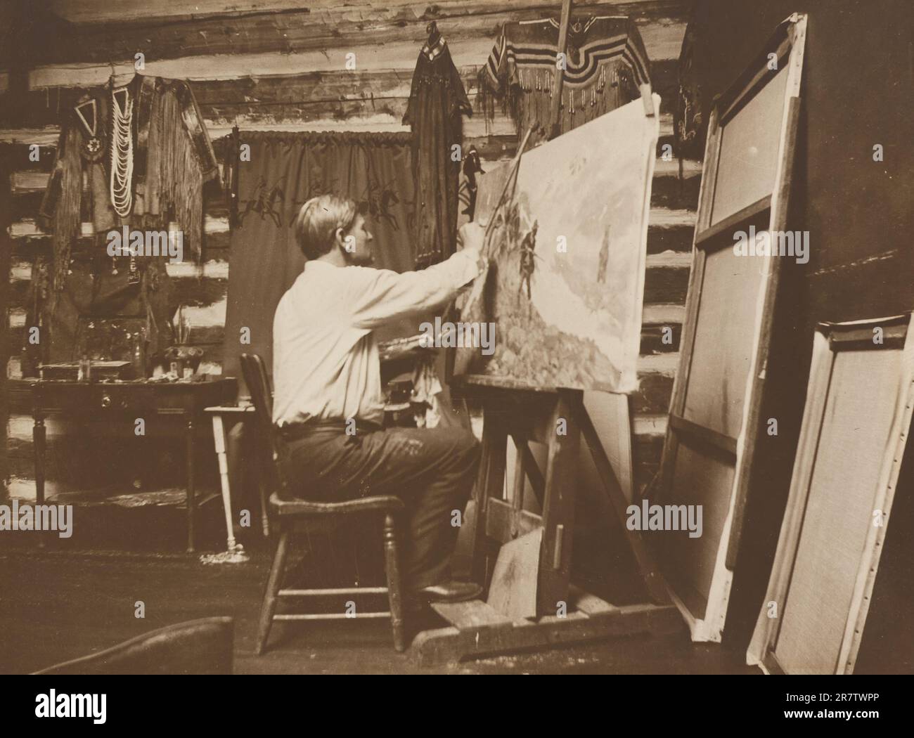 Charles Marion Russell c. 1914 Stock Photo - Alamy
