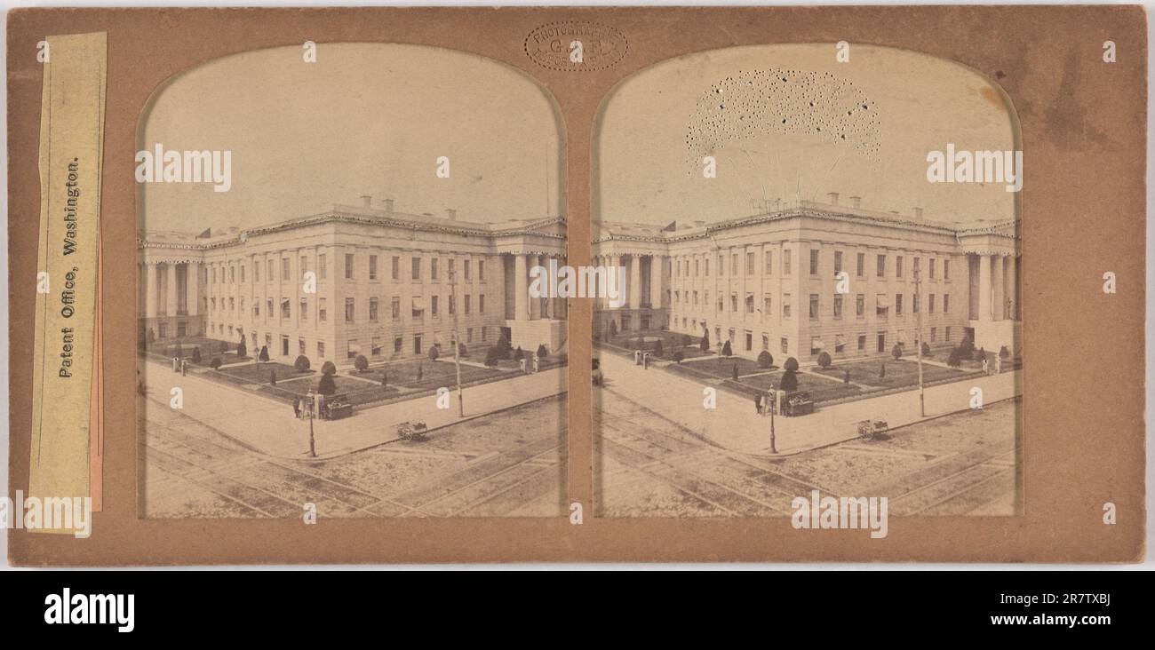 Patent Office, Washington c. 1870 Stock Photo - Alamy