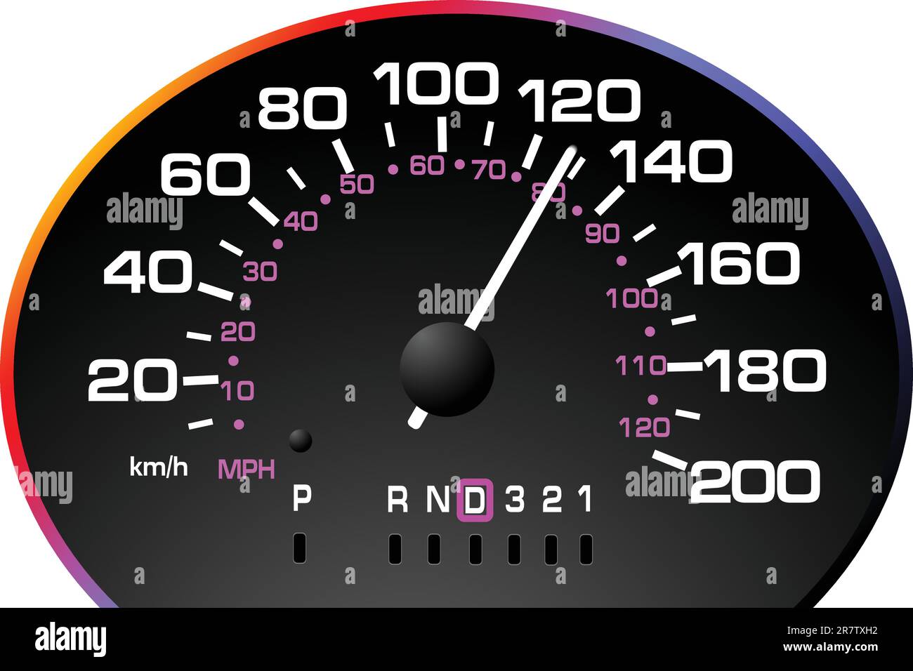 Speedometer. Accelerating Dashboard. Vector illustrator Stock Vector Image & Art - Alamy