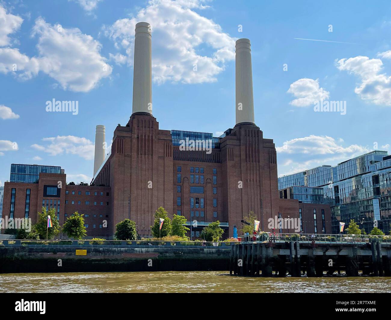 London UK. 16t June 2023. A General View Of The Battersea Power Station ...