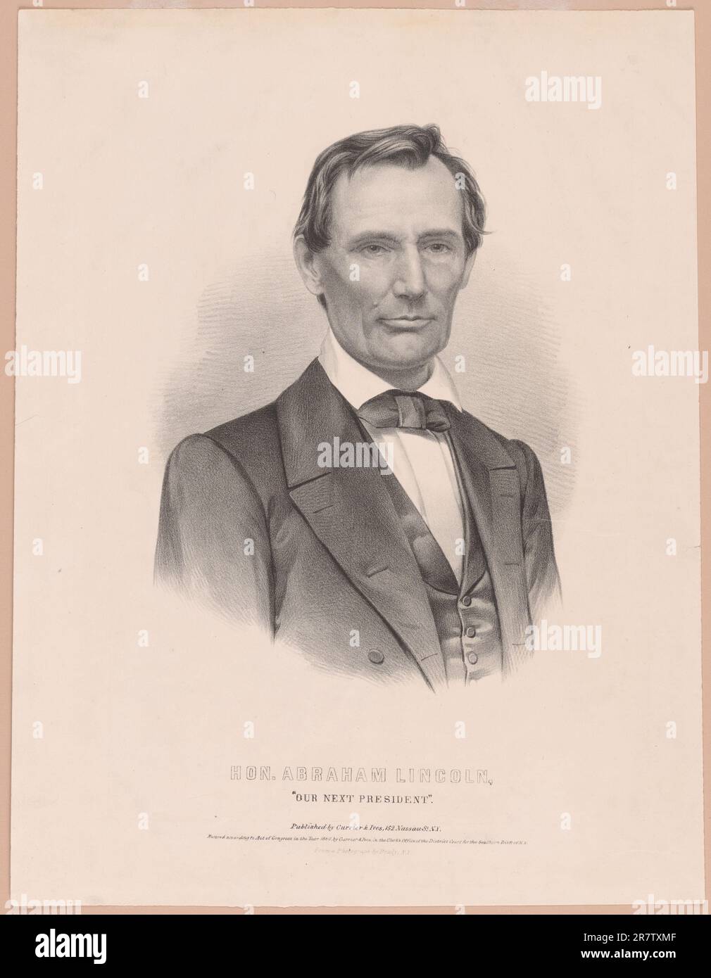 Abraham lincoln mathew b brady hi-res stock photography and images - Alamy