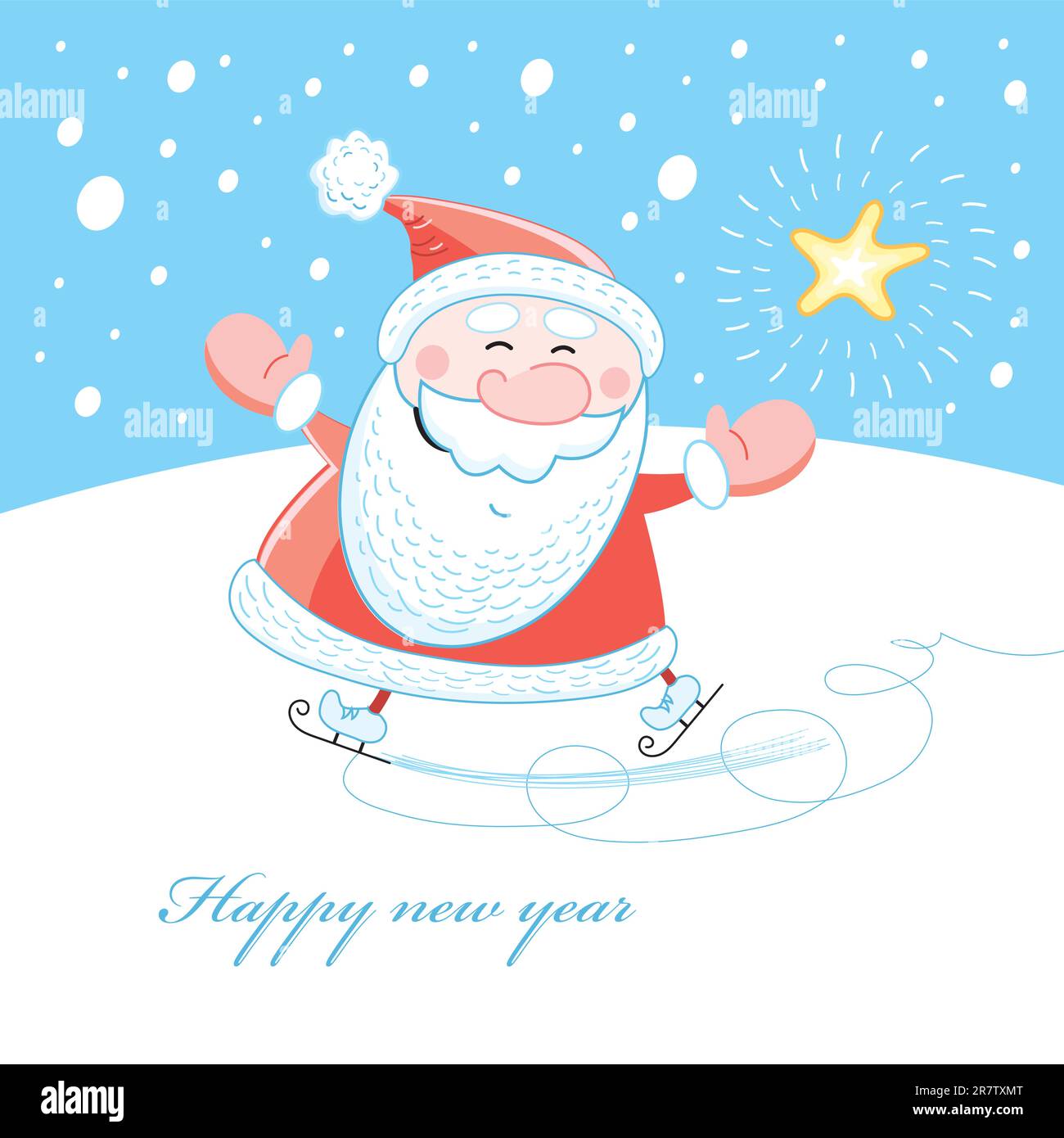 Star on ice Stock Vector Images - Alamy