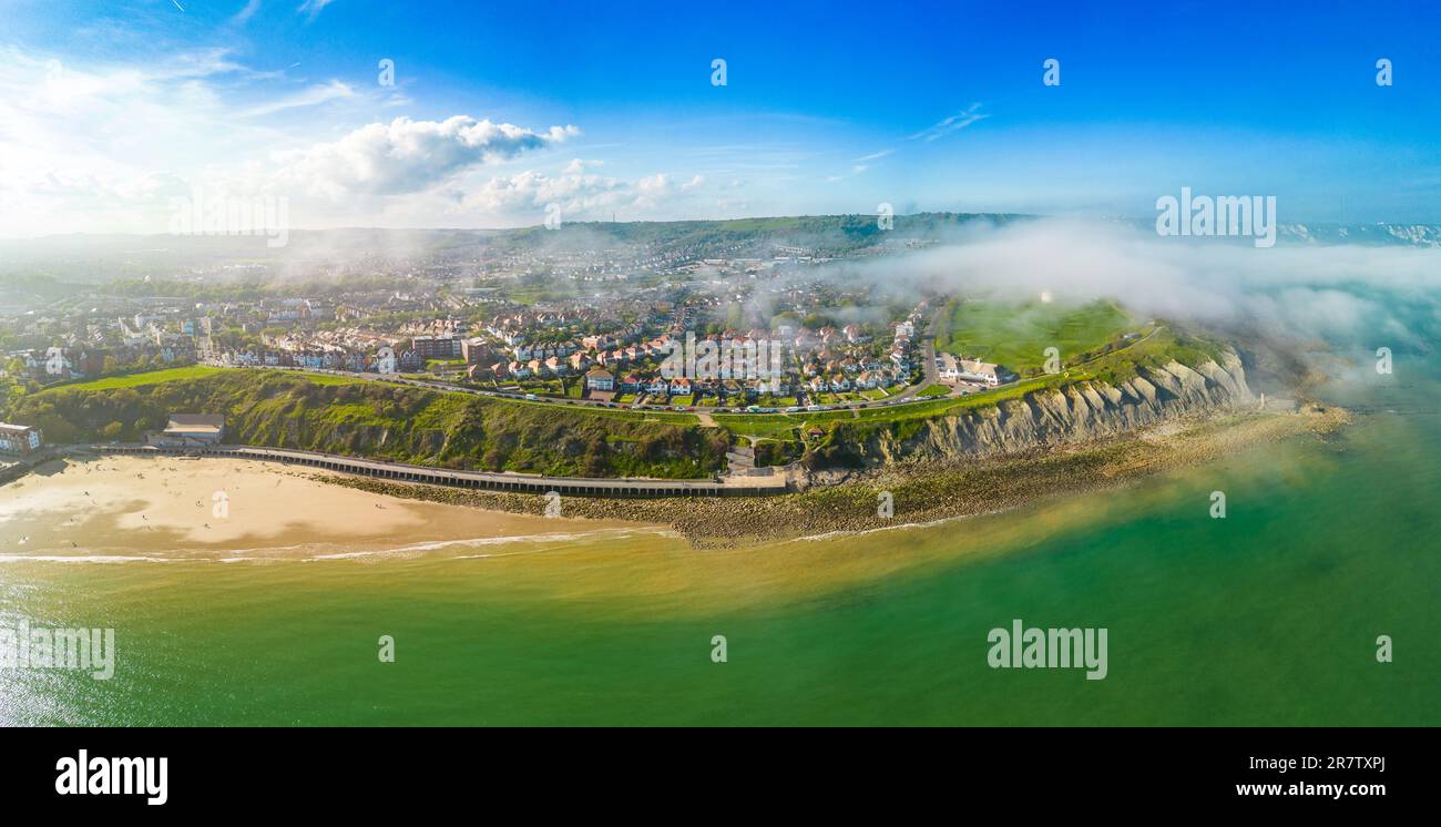 Folkestone uk aerial hi-res stock photography and images - Alamy
