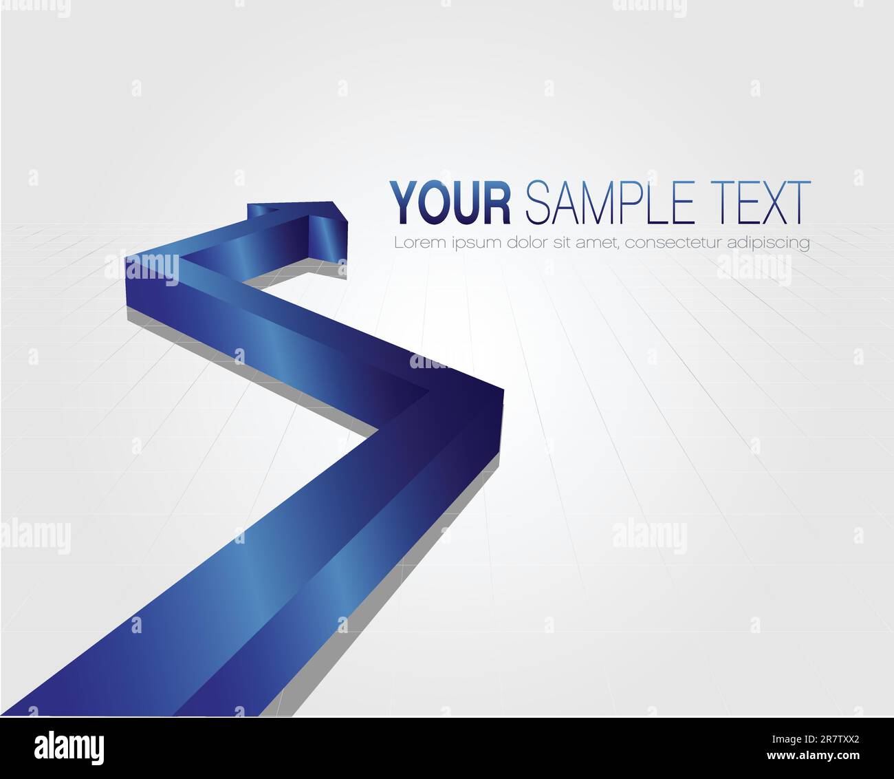 This image is a vector file representing a 3d blue arrow, all the ...