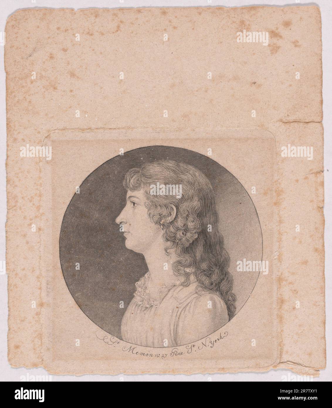 Maria Jay 20th century restrike of 1798 original Stock Photo - Alamy