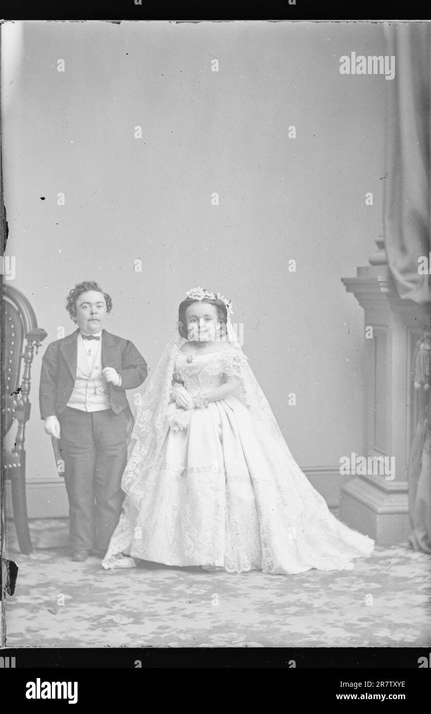 Charles and Lavinia Stratton c. 1860-1870 Stock Photo - Alamy