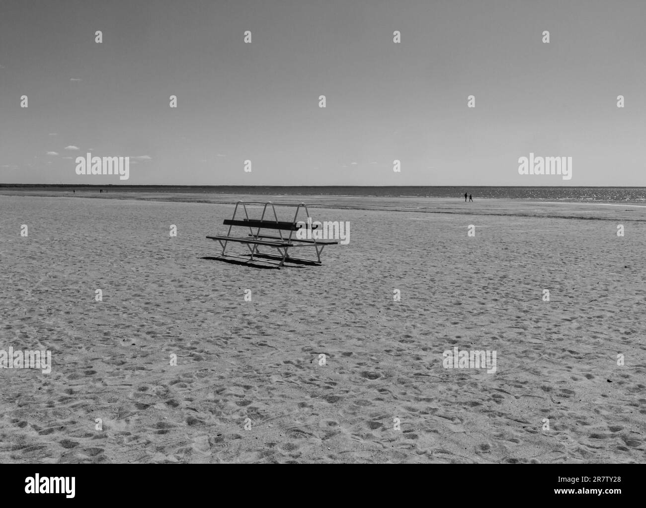 Remote tropical beach Black and White Stock Photos & Images - Alamy