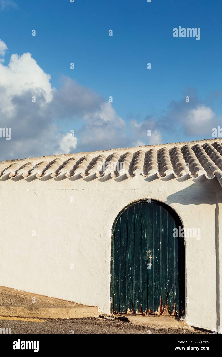 Detail of rustic house on the Spanish island of Menorca Stock Photo - Alamy