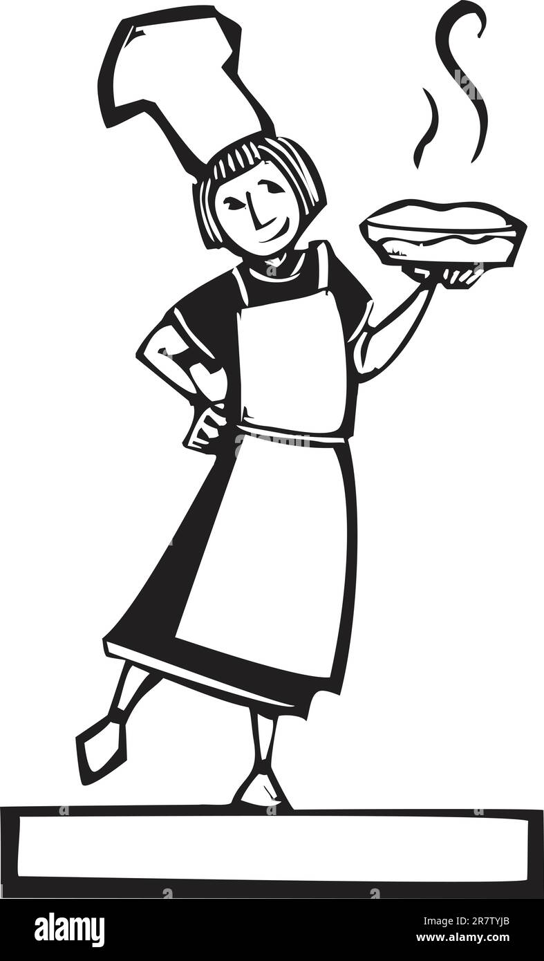 Kitchen hot woman Stock Vector Images - Alamy