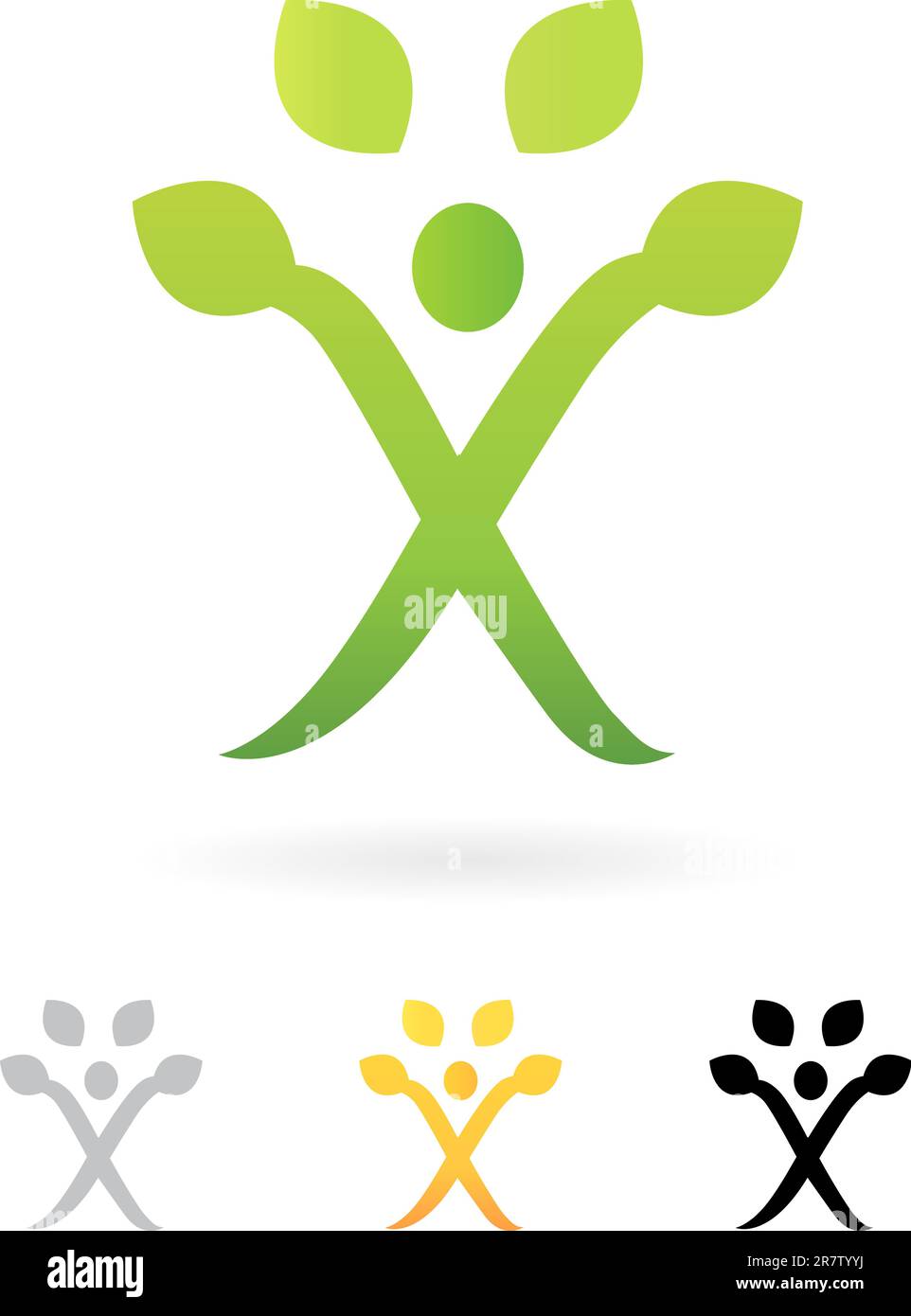 Growth symbol, Human Tree, vector design element Stock Vector Image ...