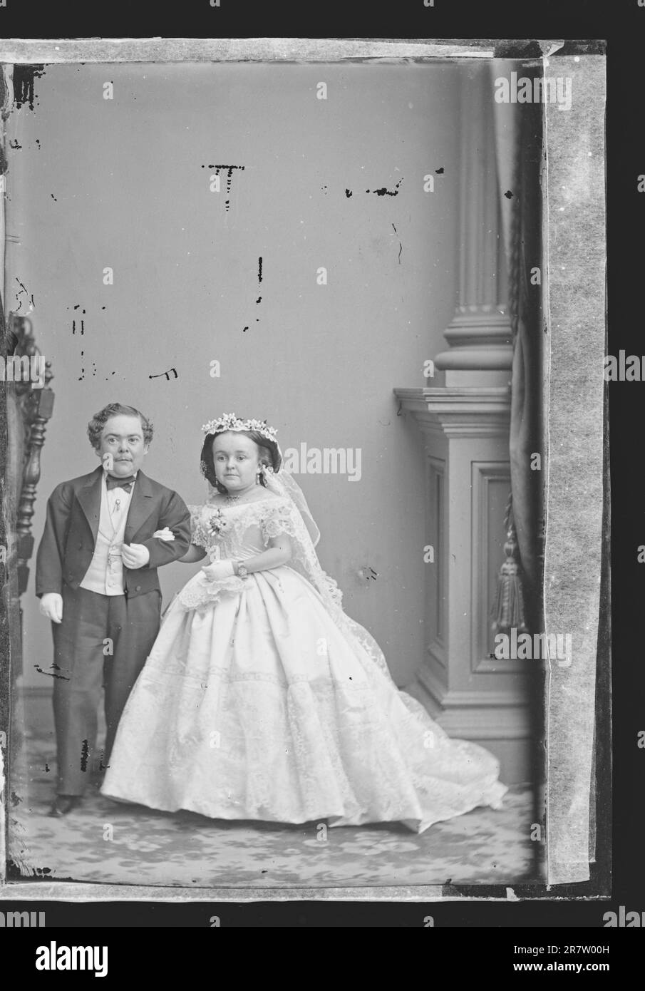 Charles and Lavinia Stratton c. 1860-1870 Stock Photo - Alamy
