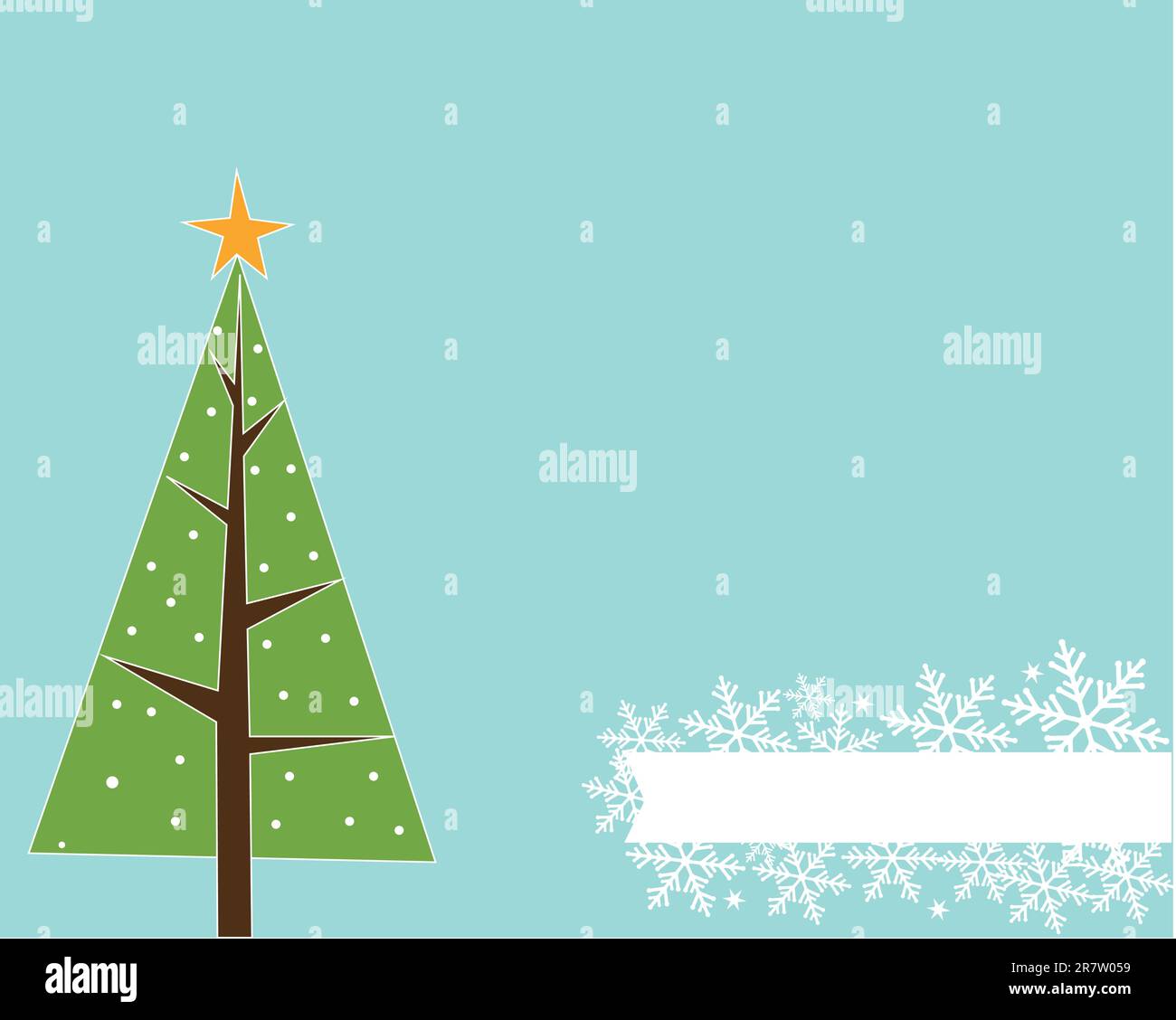 White christmas bush Stock Vector Images - Alamy