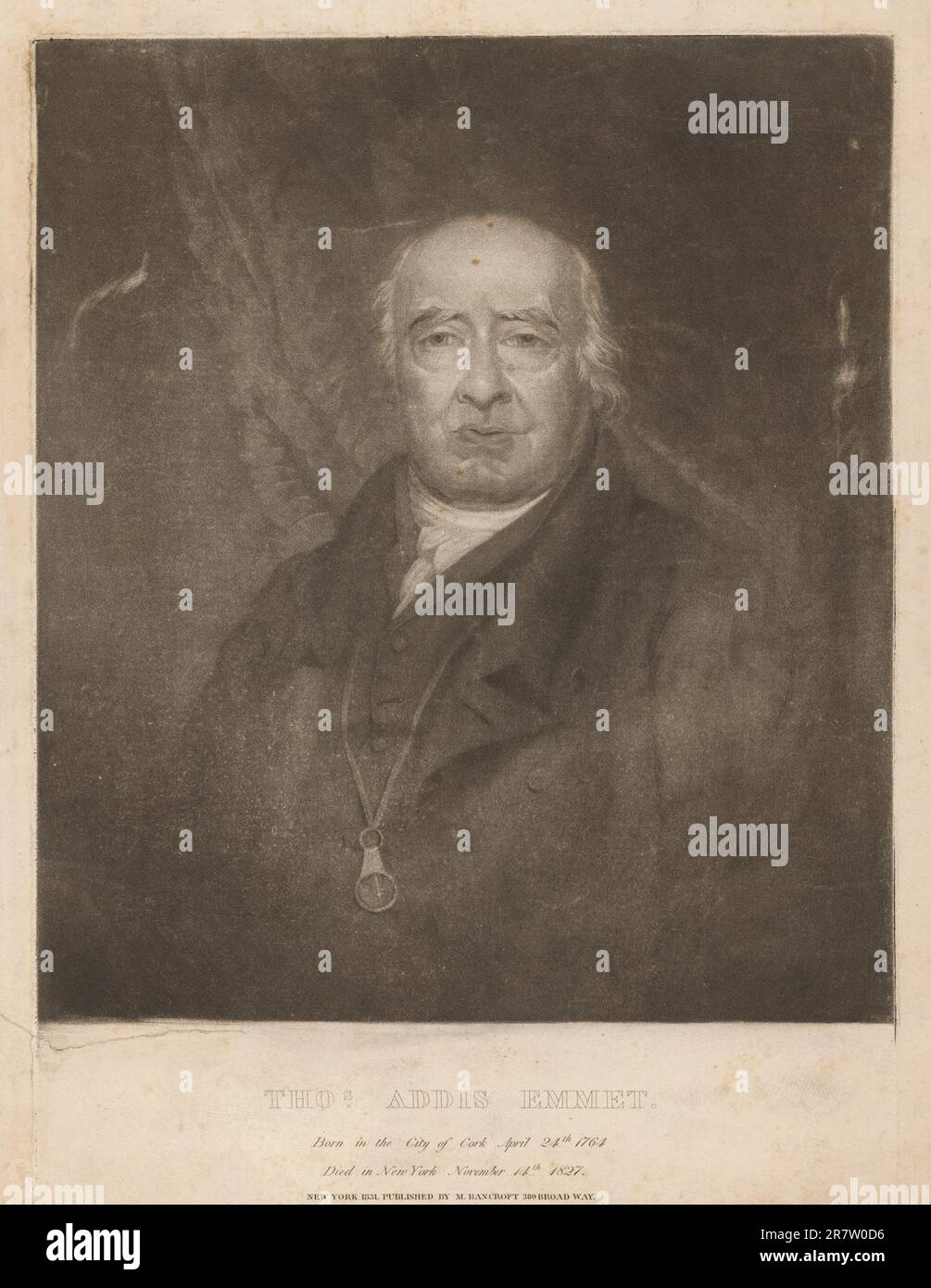 Thomas Addis Emmet 1831 Stock Photo - Alamy