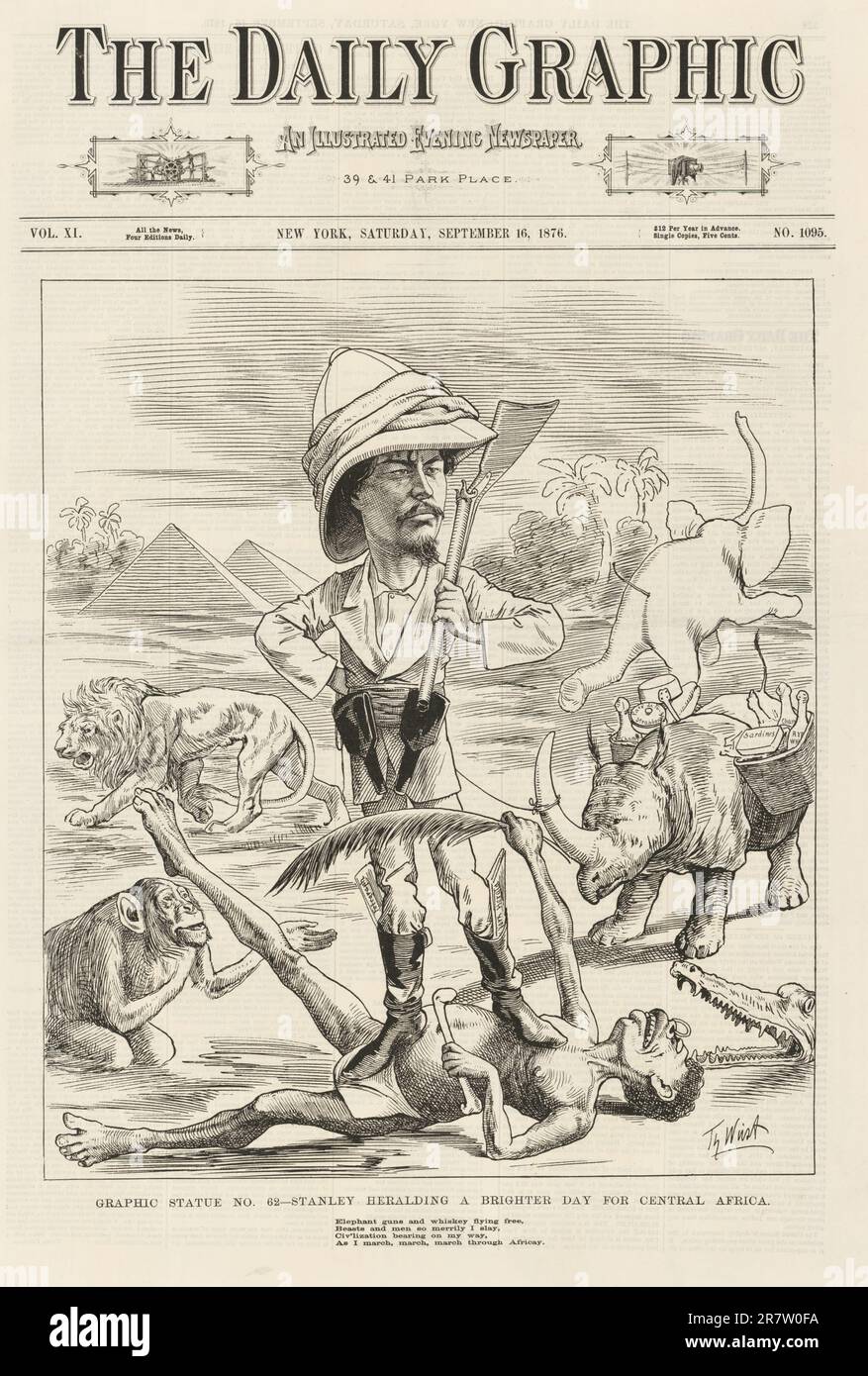 Henry Morton Stanley 1876 Stock Photo - Alamy