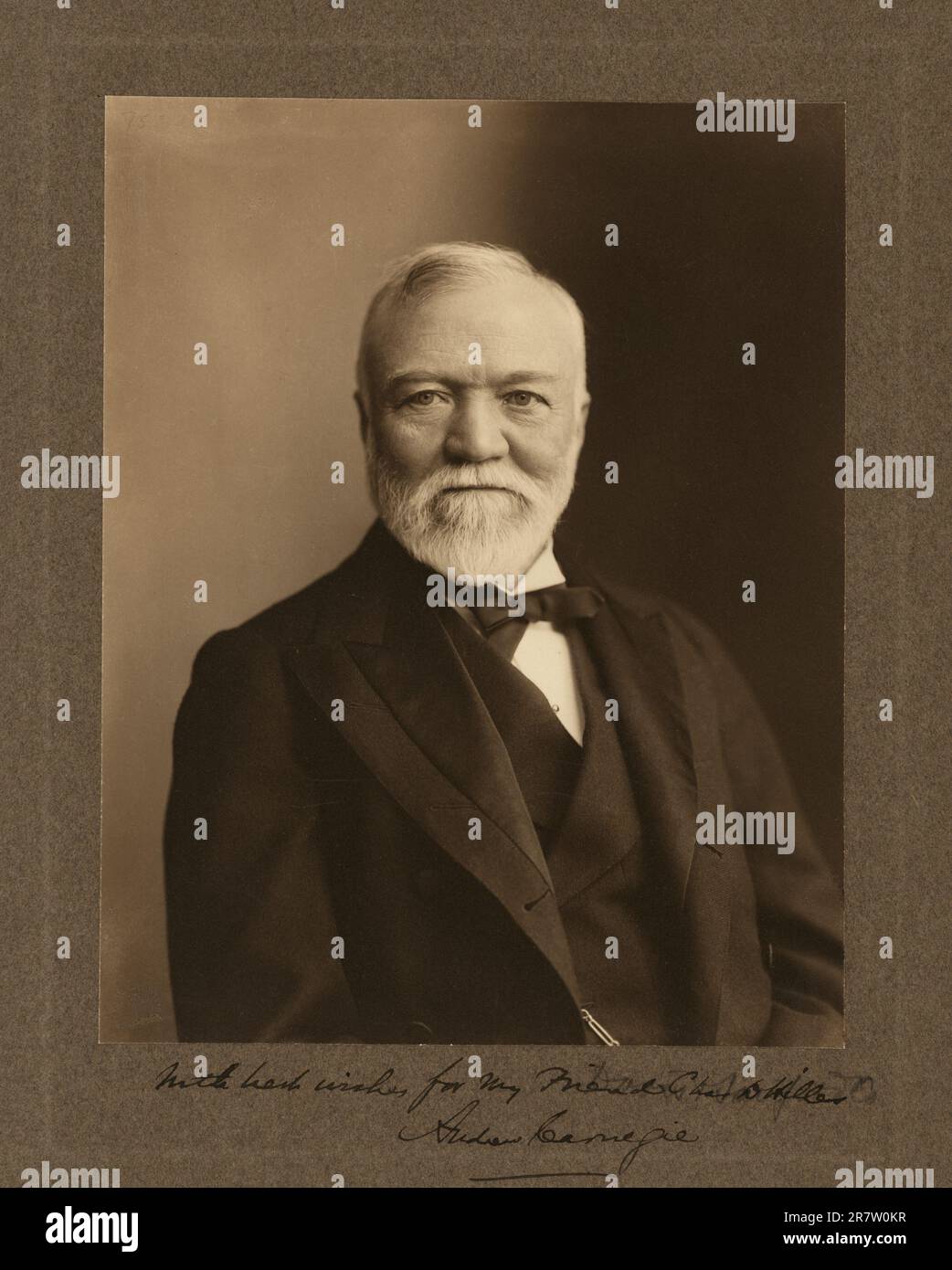 Andrew Carnegie c. 1900 Stock Photo - Alamy